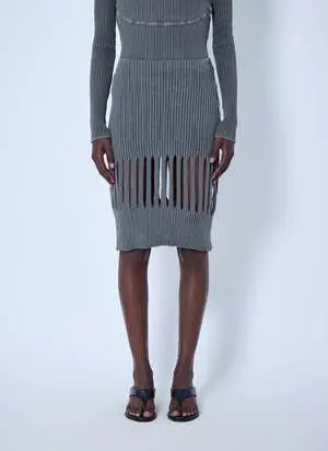 LUEDER Landsknecht Rib Skirt - Grey