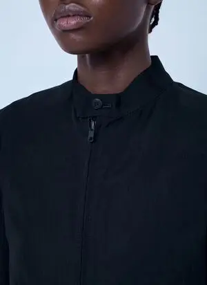 LIMI FEU Gusseted Stand Collar Blouson