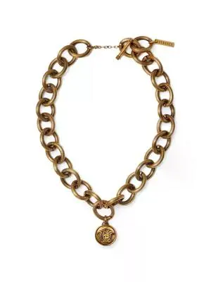 Versace Medusa-pendant Chunky-chain Necklace