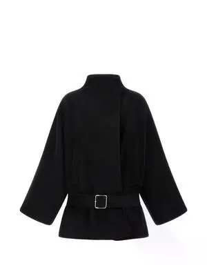 DARKPARK Alba Midi Oversized Coat - Black