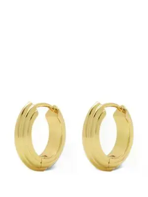 Anni Lu Golden Deco Hoop Earrings