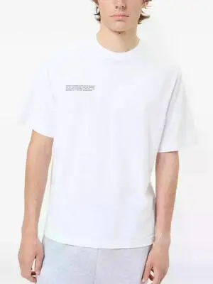 PANGAIA Text-print Midweighht T-shirt - White