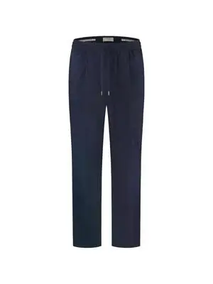 JACOB COHЁN Drawstring Straight-leg Trousers - Blue