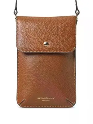 ASPINAL OF LONDON Duo Pebble-embossed Crossbody Phone Bag