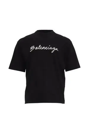 Balenciaga Script Logo T-shirt