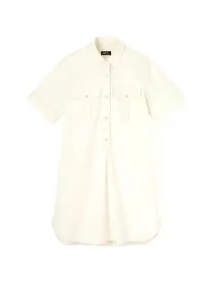 A.p.c. Button-down Short-sleeve Mini Dress