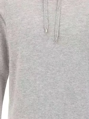 FILIPPO DE LAURENTIIS Fine-knit Drawstring Hoodie