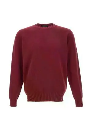 FILIPPO DE LAURENTIIS Mélange-effect Sweater - Red