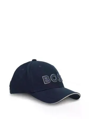 BOSS Knitted-piqué Six-panel Cap With Embroidered Logo