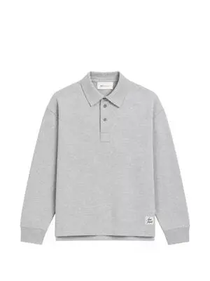 AMI Paris Logo-patch Polo Shirt