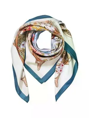 ASPINAL OF LONDON Edwardian Garden Silk Scarf