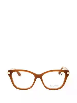 Calvin Klein Cat-eye Glasses - Brown