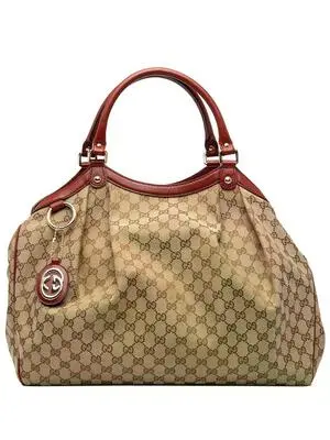 Gucci 2000-2015 Large Gg Canvas Sukey Tote Bag