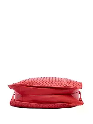 Bottega Veneta 2012-2026 Nappa Intrecciato Tassel Drawstring Crossbody Bag