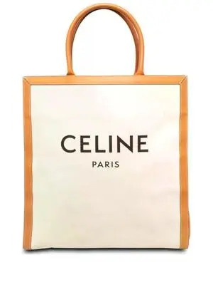 Celine 2019 Large Canvas Vertical Cabas Tote Bag - Brown