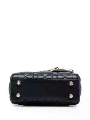 Dior 2020 Micro Lambskin Cannage Lady Satchel