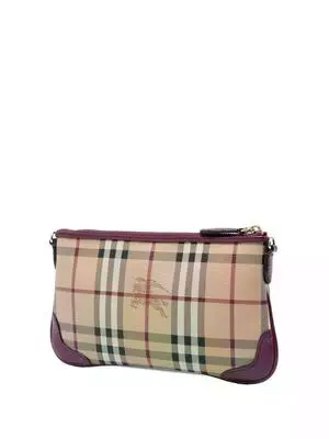 Burberry 2000-2017 Haymarket Check Coated Canvas Peyton Crossbody Bag