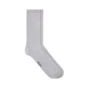 SKIMS Lurex Crew Socks | Grey | | Socks - Silver