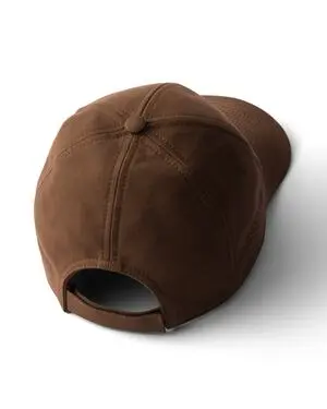 Prada Old Cotton Satin Baseball Cap