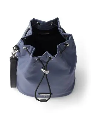 Prada Re-nylon And Saffiano Leather Pouch