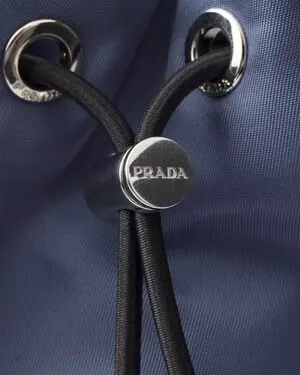 Prada Re-nylon And Saffiano Leather Pouch