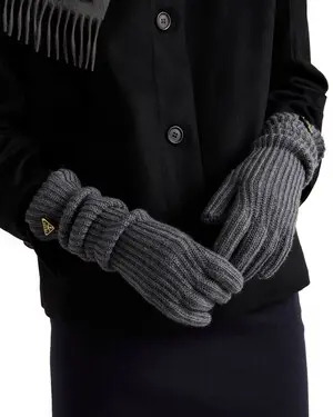 Prada Woo Knit Goves