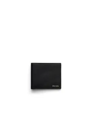 Prada Saffiano Leather Wallet - Black