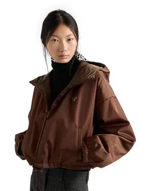 Prada Re-nylon Hooded Blouson Jacket