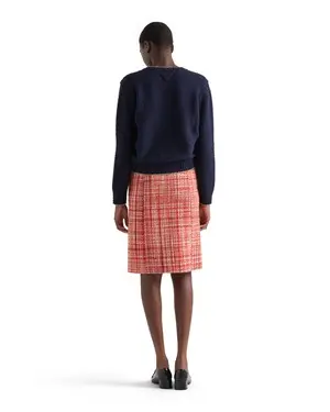 Prada Shetland Wool V-neck Sweater