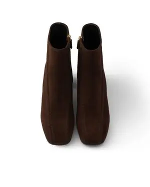 Prada Suede Ankle Boots