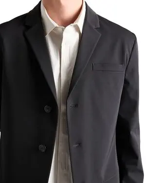 Prada Single-breasted Stretch Technical Fabric Jacket