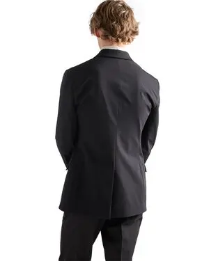 Prada Single-breasted Stretch Technical Fabric Jacket