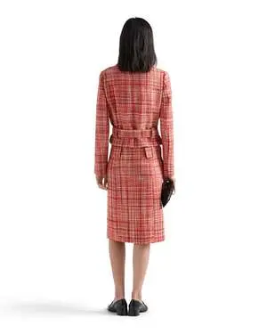 Prada Tweed Midi Skirt