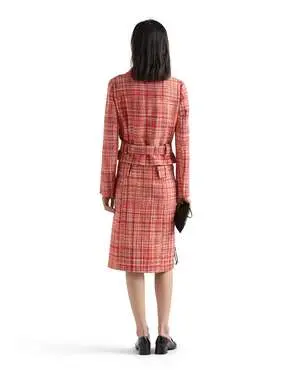 Prada Single-breasted Tweed Jacket