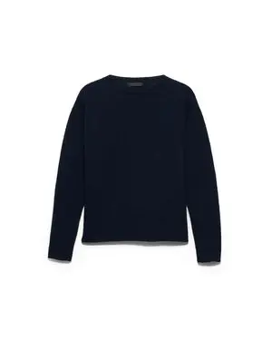 Prada Wool Boat-neck Sweater - Blue
