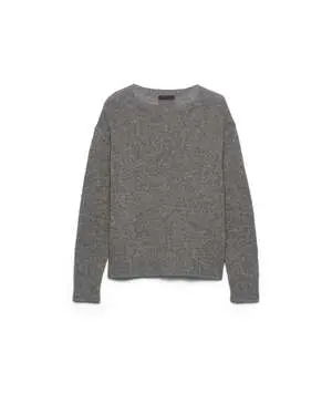 Prada Wool Boat-neck Sweater - Grey