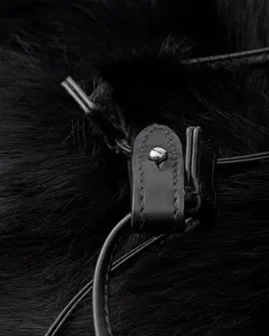Prada Wish Shearling Pouch