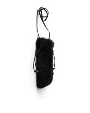 Prada Wish Shearling Pouch