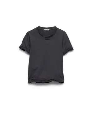 Prada Shapeable Garent-dyed Jersey T-shirt