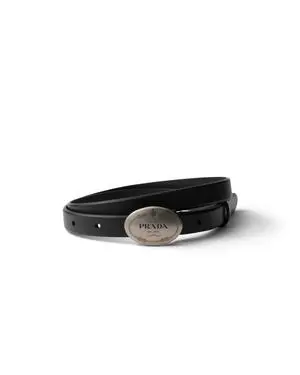 Prada Leather Belt - Black