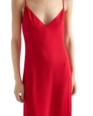 Prada Embroide Triple Chiffon Slip Dress