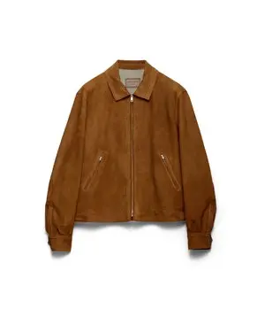 Prada Reversible Leather Jacket - Brown