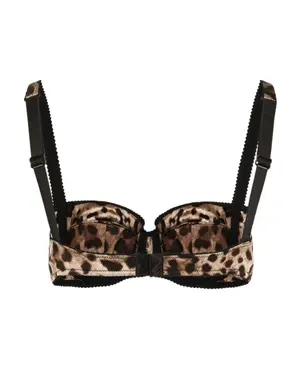Dolce & Gabbana Leopard Print Bra