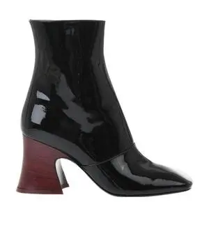 Chloé Janis Square-toe Ankle Boots - Black