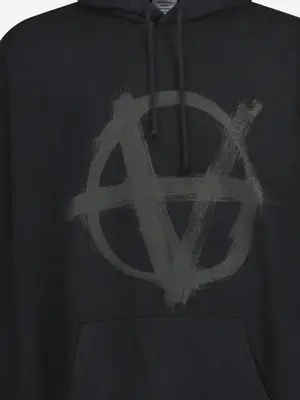 Vetements Oversized Hoodie With Embossed Detail