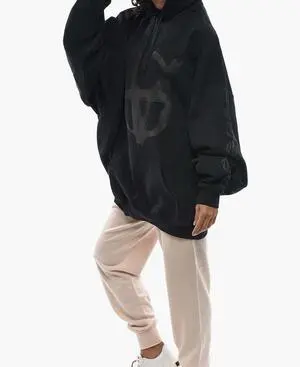Vetements Oversized Hoodie With Embossed Detail
