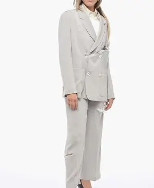 Undercover Cut-out Double-breasted Blazer