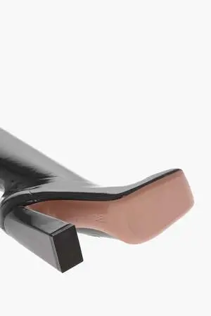 Amina Muaddi Square-toe Over-the-knee Boots