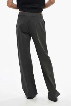 Ermanno Scervino Straight-leg Trousers With Embossed Logo