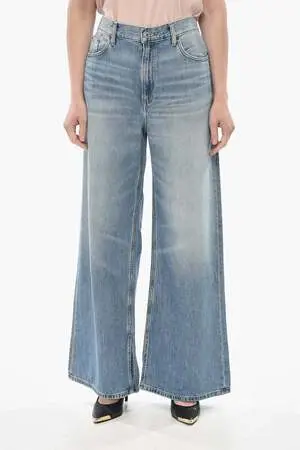 RE/DONE Rider Wide-leg Jeans - Blue